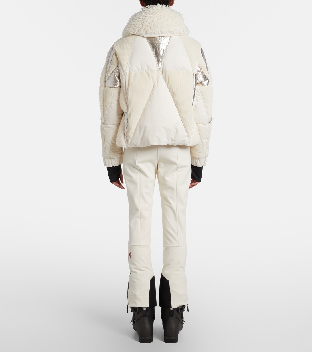 Pamiers hooded down ski jacket in white - Moncler Grenoble | Mytheresa