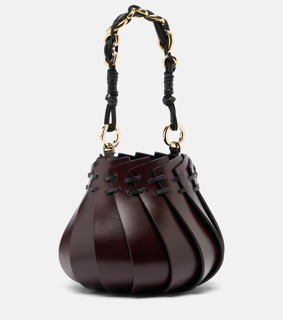 Bucket-Bag Burundi Mini aus Leder in Braun - Amanu | Mytheresa