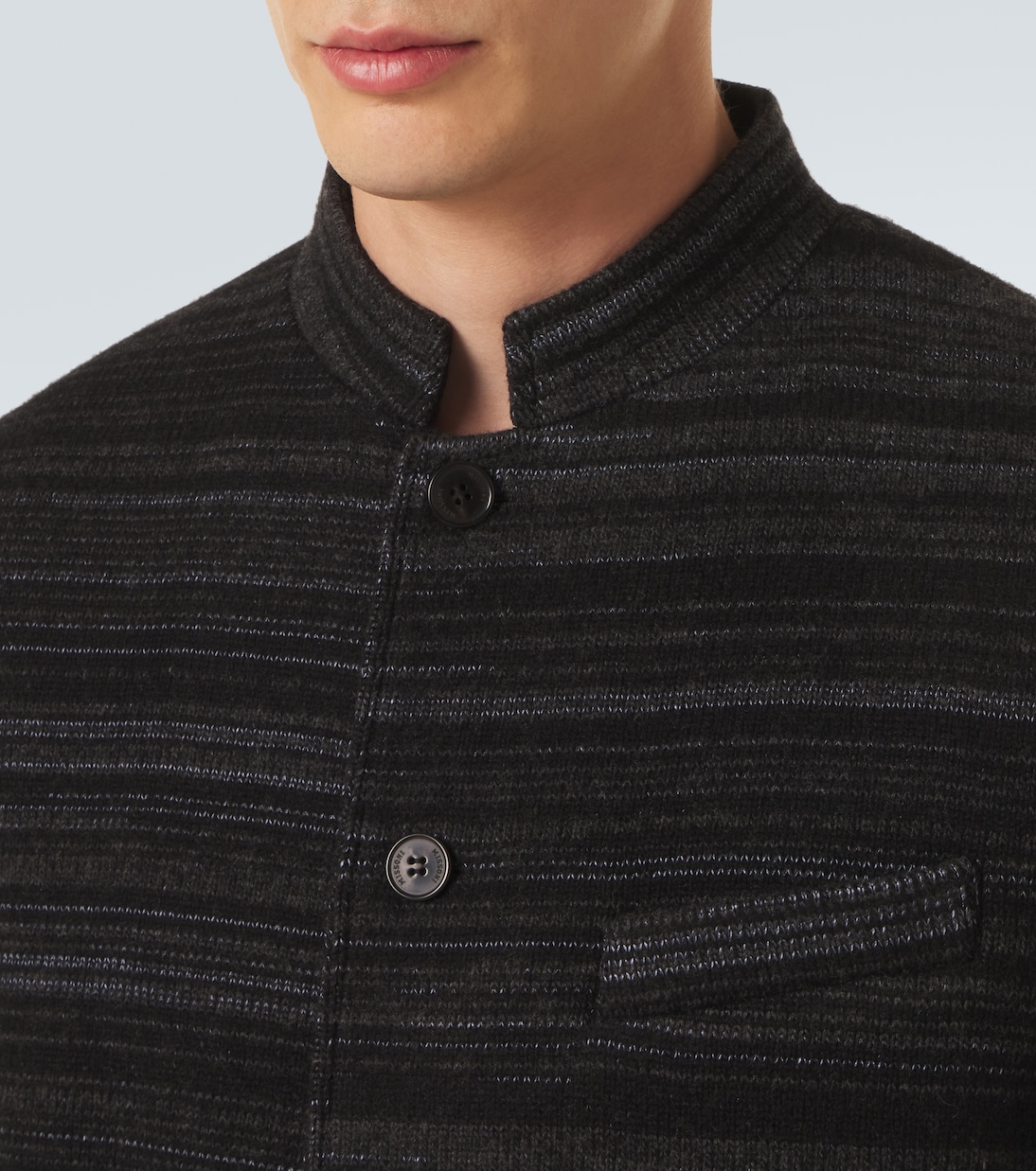 Space-dyed wool-blend jacket in black - Missoni | Mytheresa