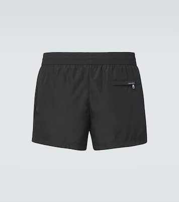 Logo swim trunks in black - Dolce Gabbana | Mytheresa