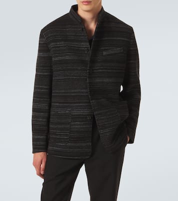 Space-dyed wool-blend jacket in black - Missoni | Mytheresa