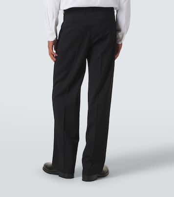 Slack virgin wool straight pants in black - Our Legacy | Mytheresa