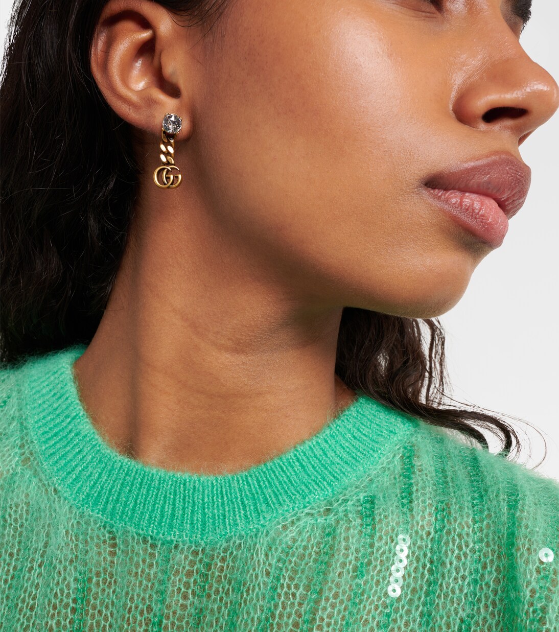 Gucci rhinestone earrings store