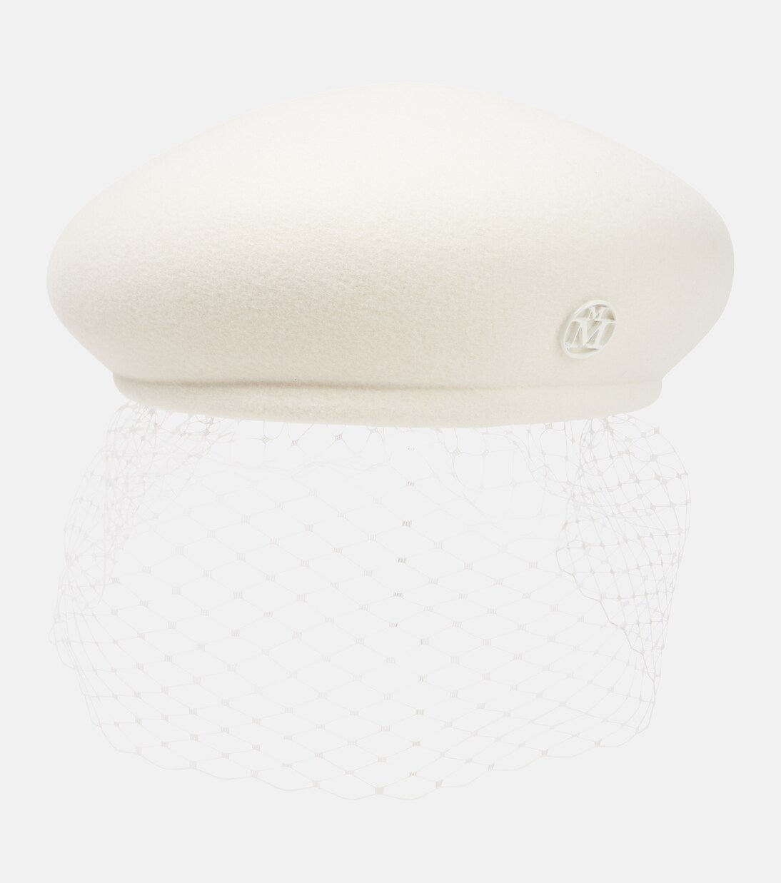 Bridal New Bonnie felted wool veil in white - Maison Michel | Mytheresa