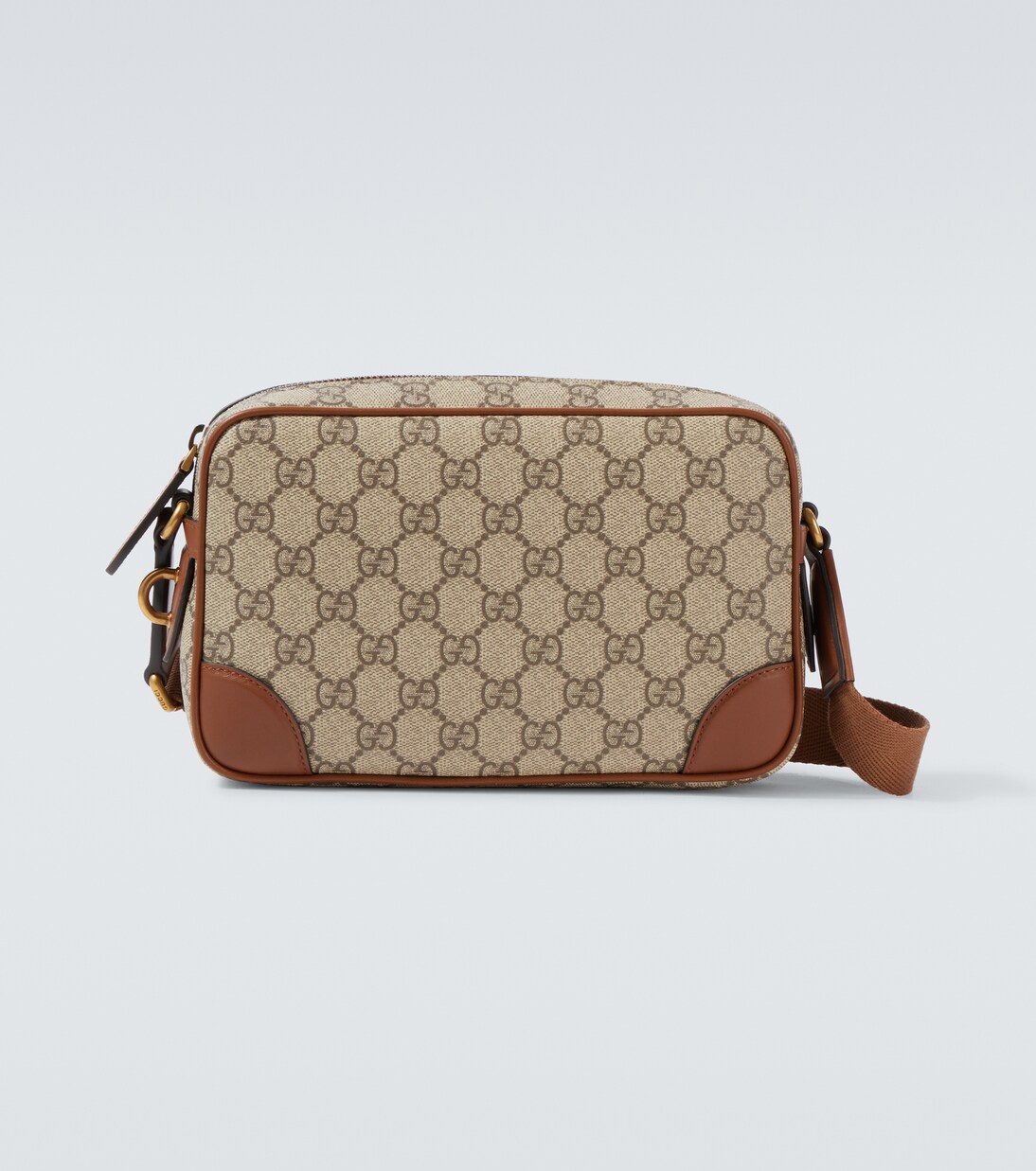 GG Emblem Super Mini crossbody bag in brown - Gucci | Mytheresa