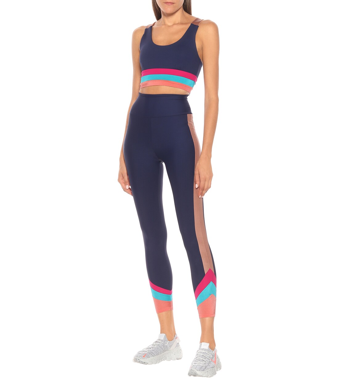 Captivate sports bra in blue - Lanston Sport | Mytheresa