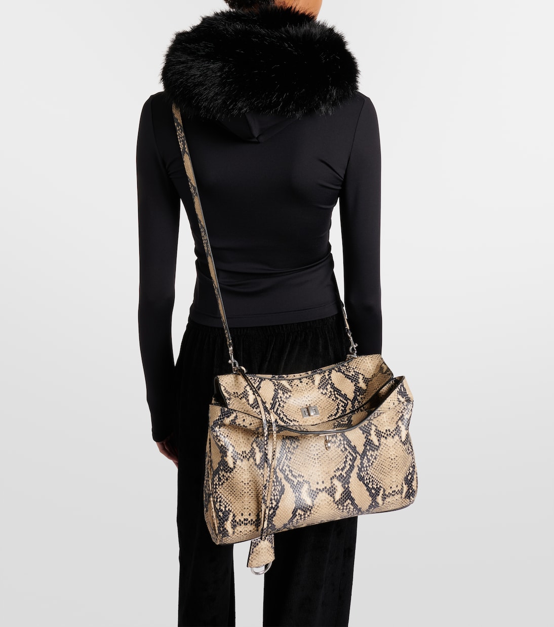 Rodeo Medium leather tote bag in beige - Balenciaga | Mytheresa