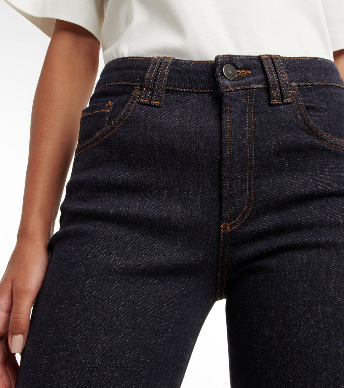 Lalla high-rise jeans in blue - Max Mara | Mytheresa