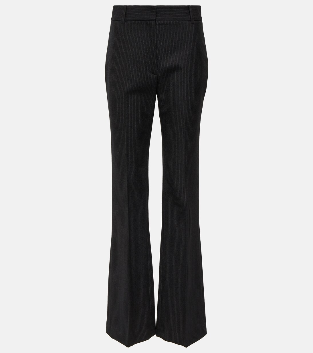 Corette high-rise virgin wool straight pants in black - Nili Lotan ...