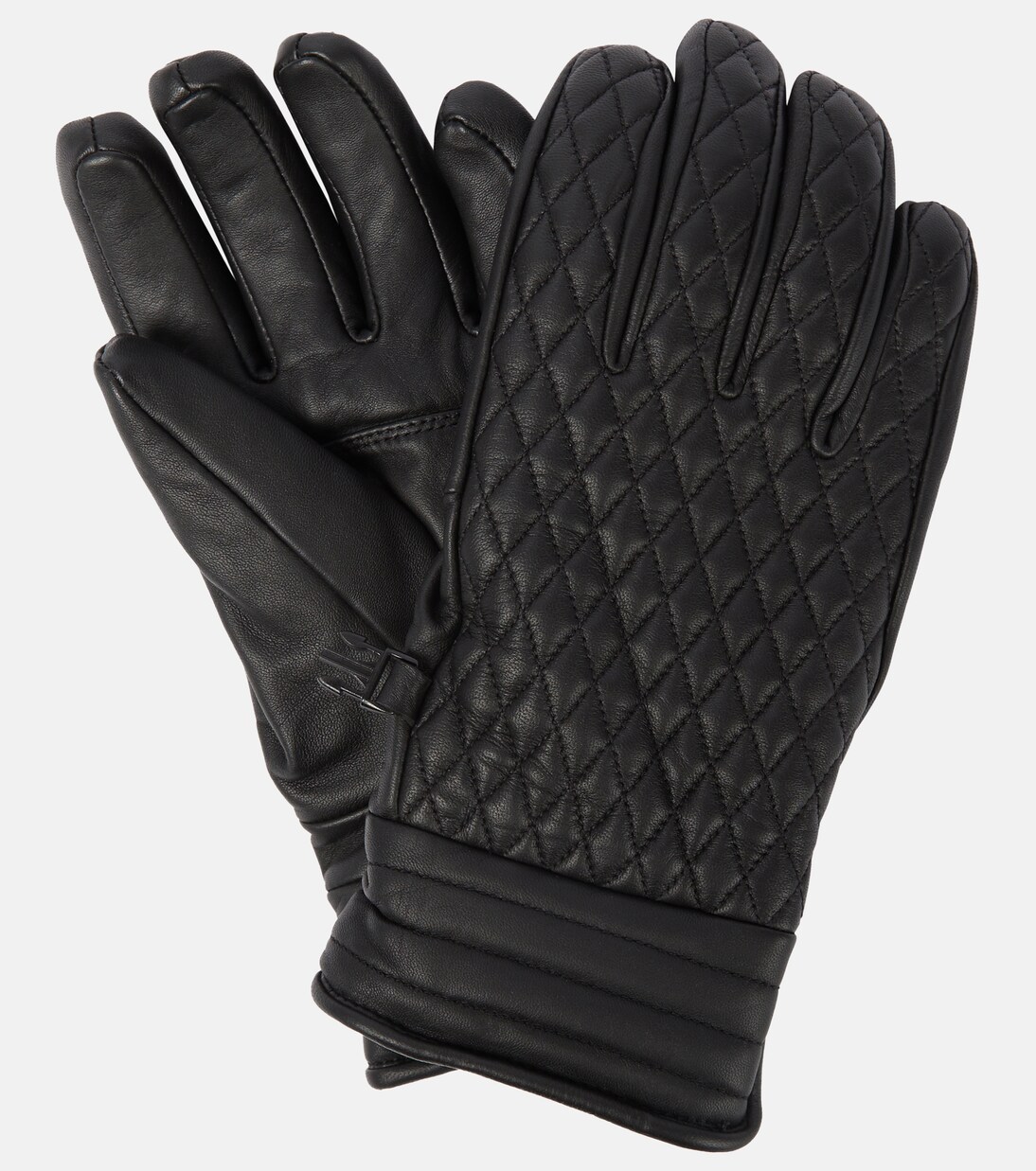 Athena quilted leather gloves in black Fusalp Mytheresa