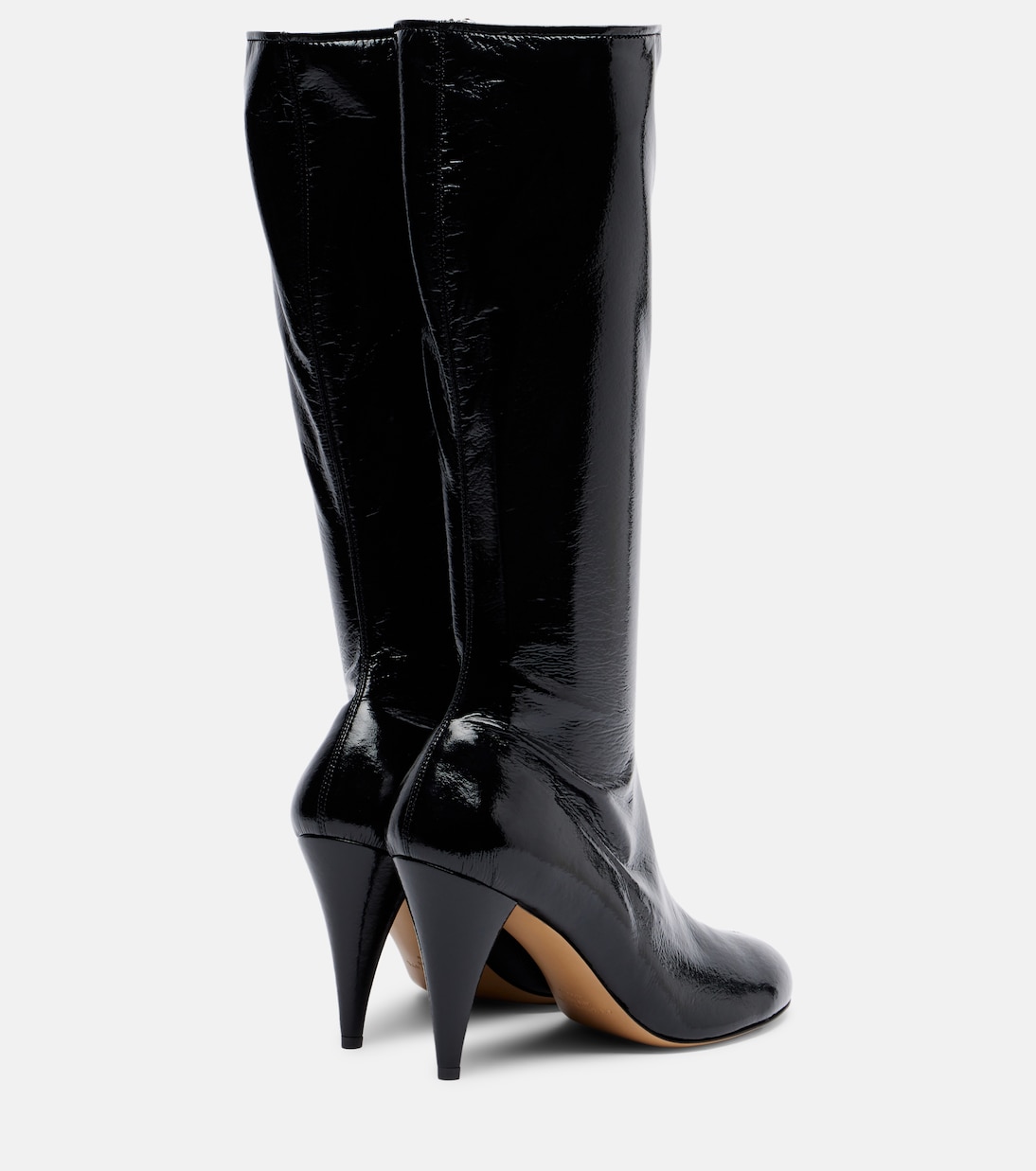 x Kim Sion botas altas Madison 95 de charol en negro - Le Monde Beryl ...