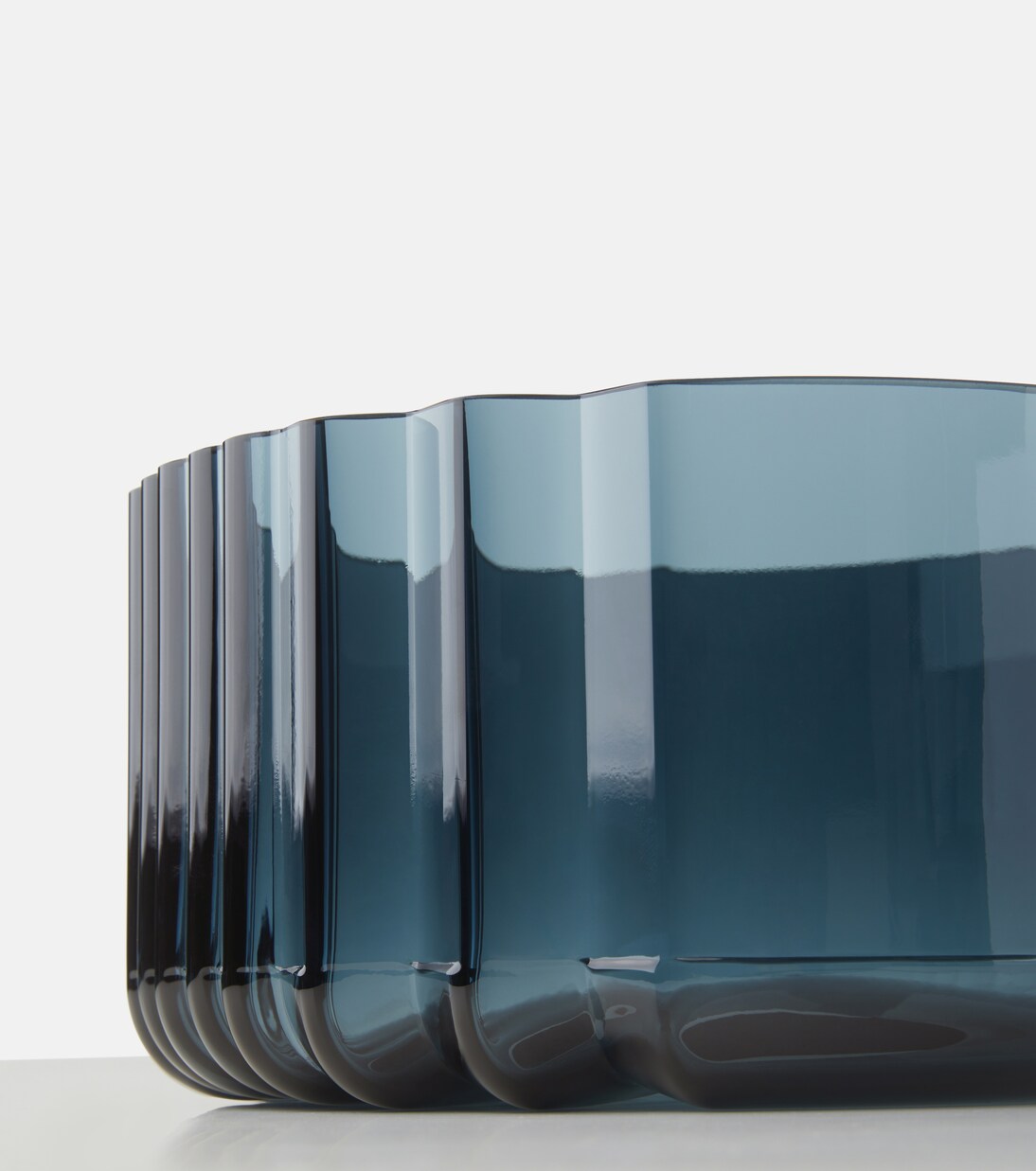 Pulse glass bowl in blue - Zaha Hadid Design | Mytheresa