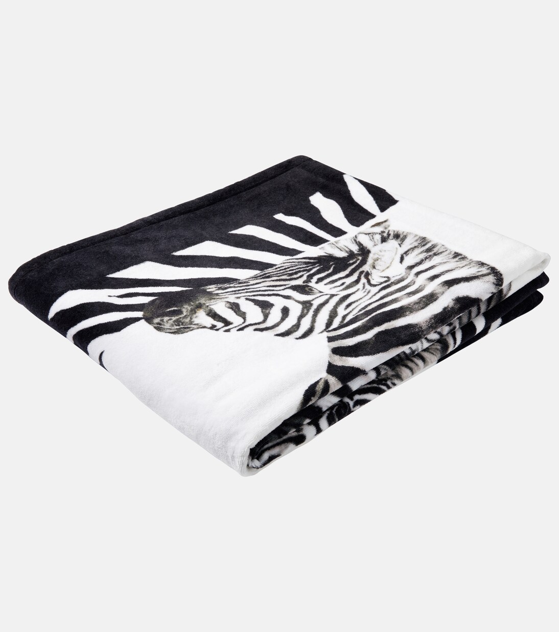 Zebra cotton beach towel in multicoloured - Dolce Gabbana Casa | Mytheresa