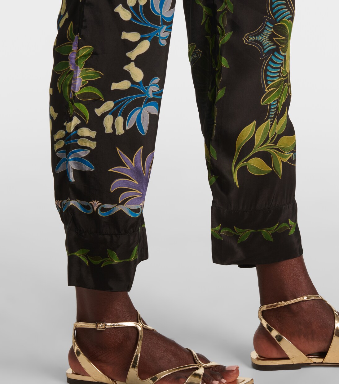 Winter Garden pajama pants in multicoloured - Farm Rio | Mytheresa