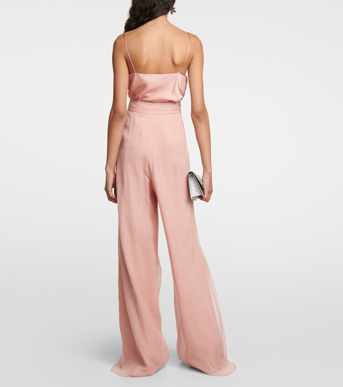 Bridal Judit wide-leg pants in pink - Max Mara | Mytheresa