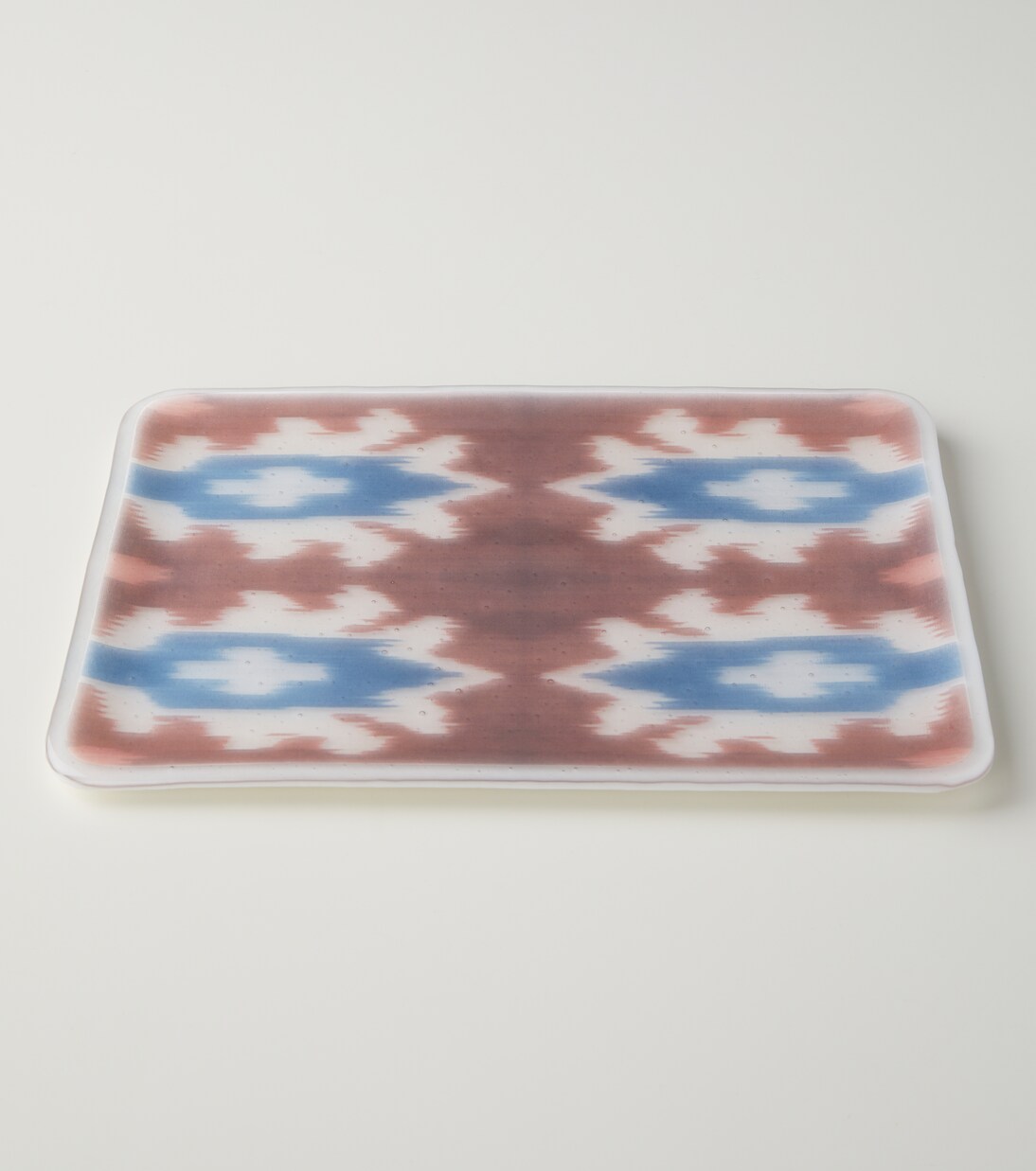 Ikat glass tray in multicoloured - Les Ottomans | Mytheresa