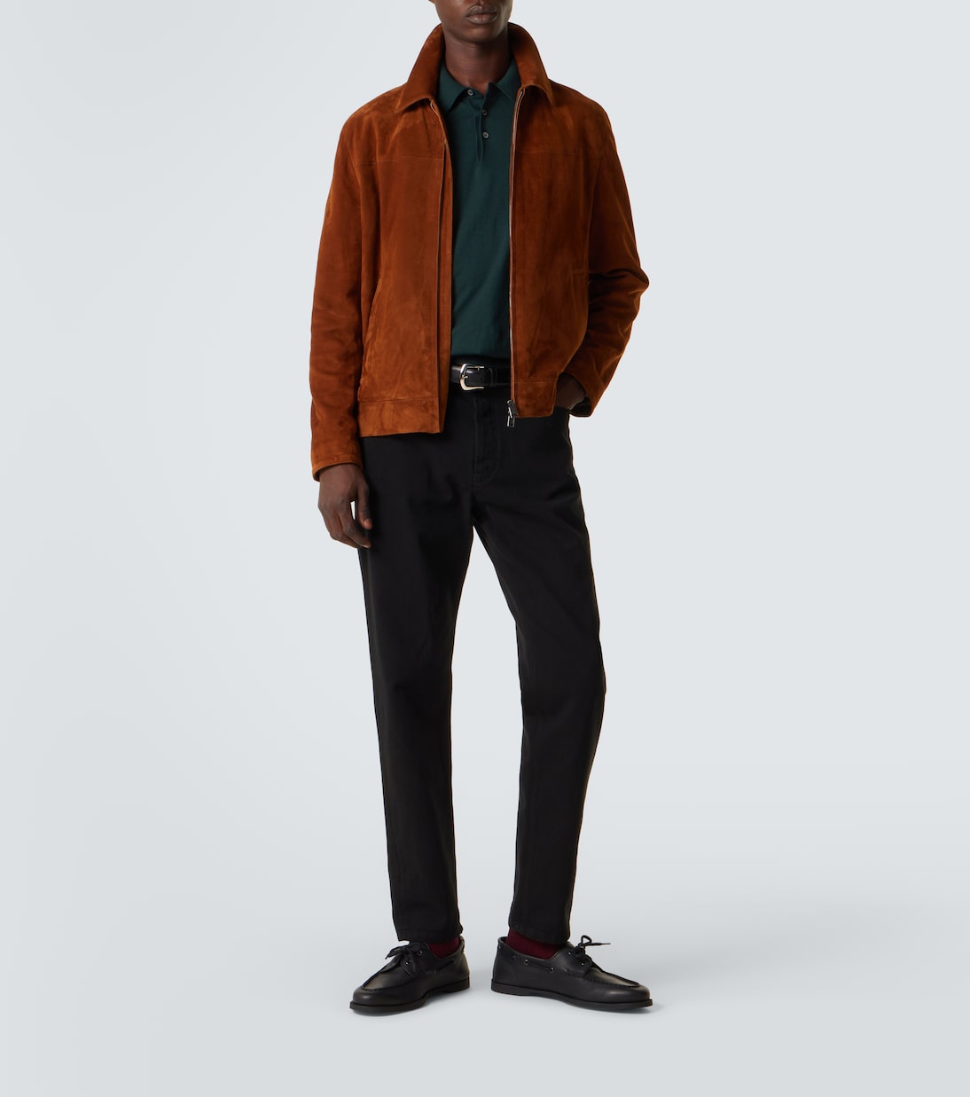 Náuticos Foil de piel en negro - John Lobb | Mytheresa