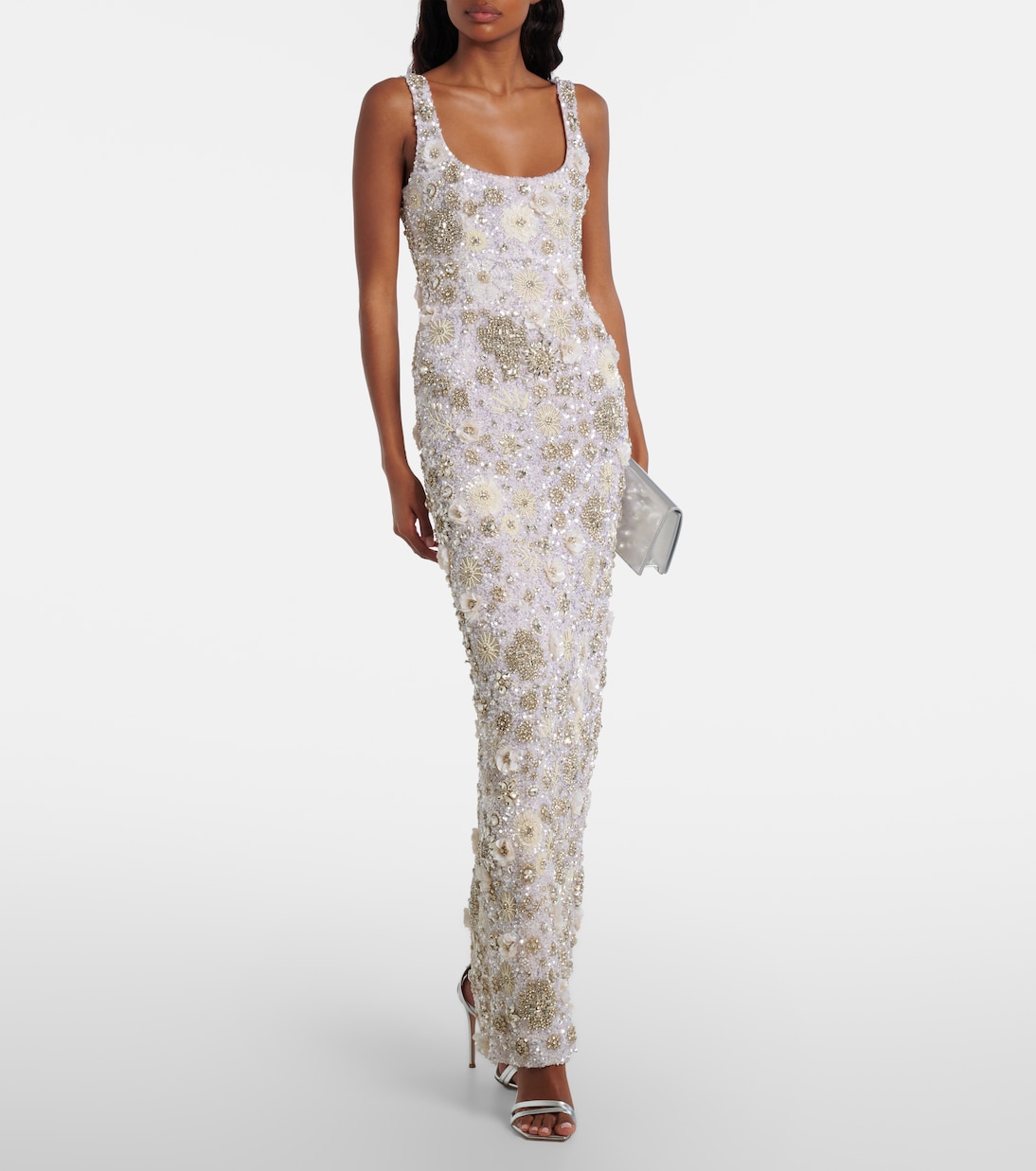 Verziertes Cocktailkleid Francesca in Weiß - Rachel Gilbert | Mytheresa