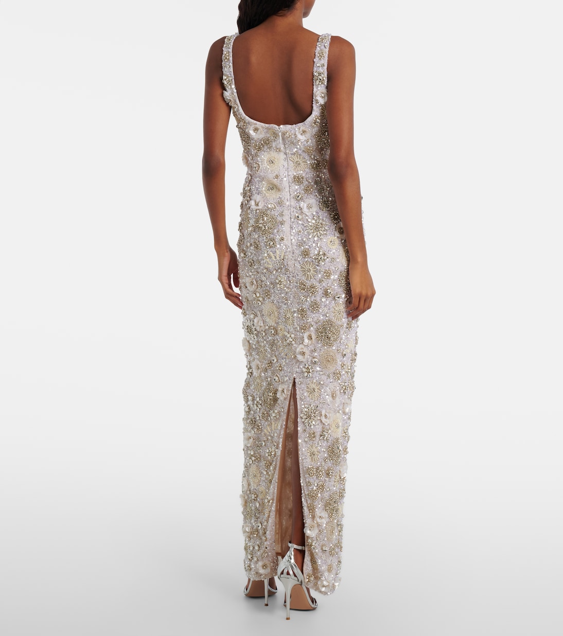 Verziertes Cocktailkleid Francesca in Weiß - Rachel Gilbert | Mytheresa