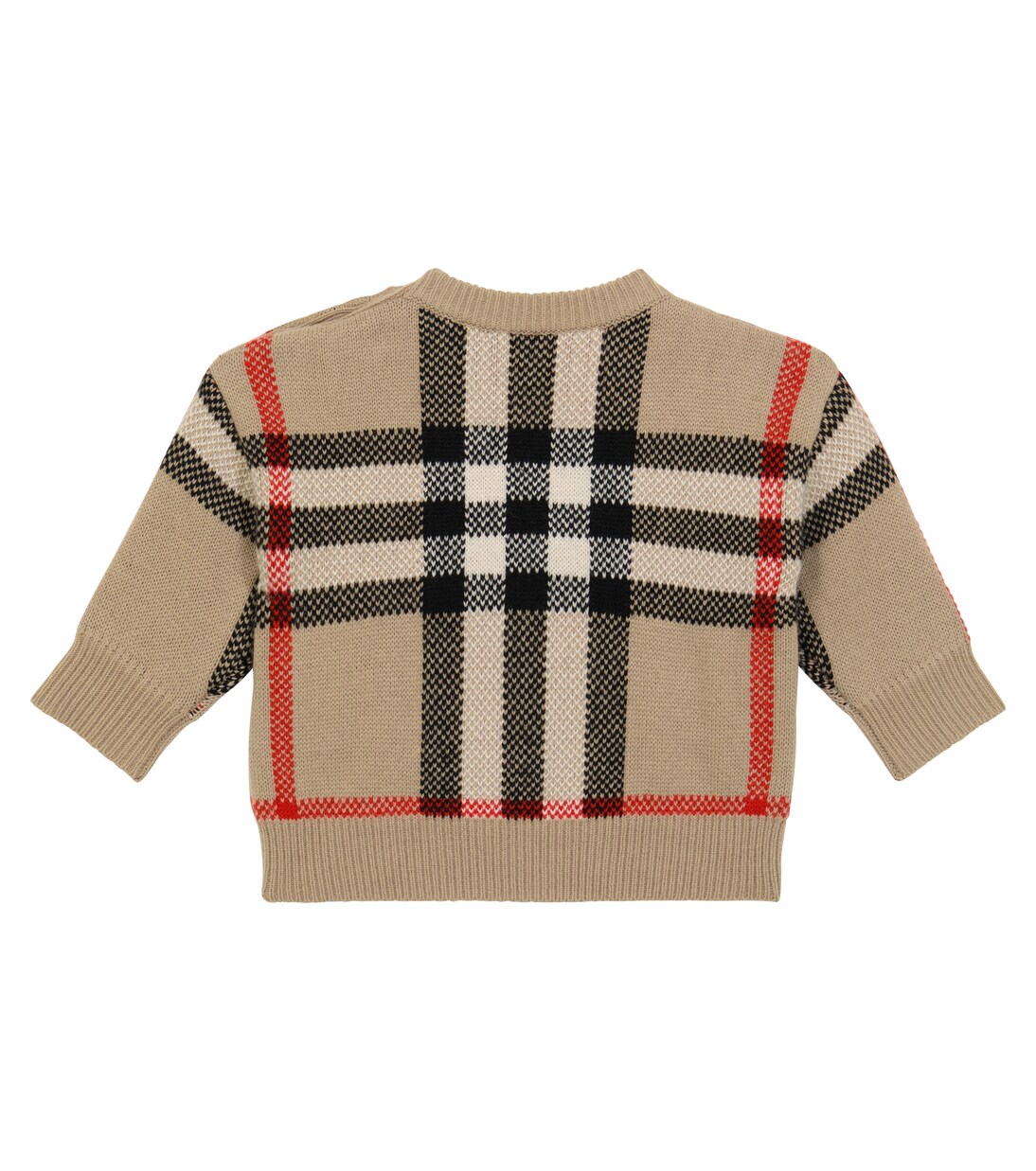 Baby wool and cashmere sweater in beige Burberry Kids Mytheresa