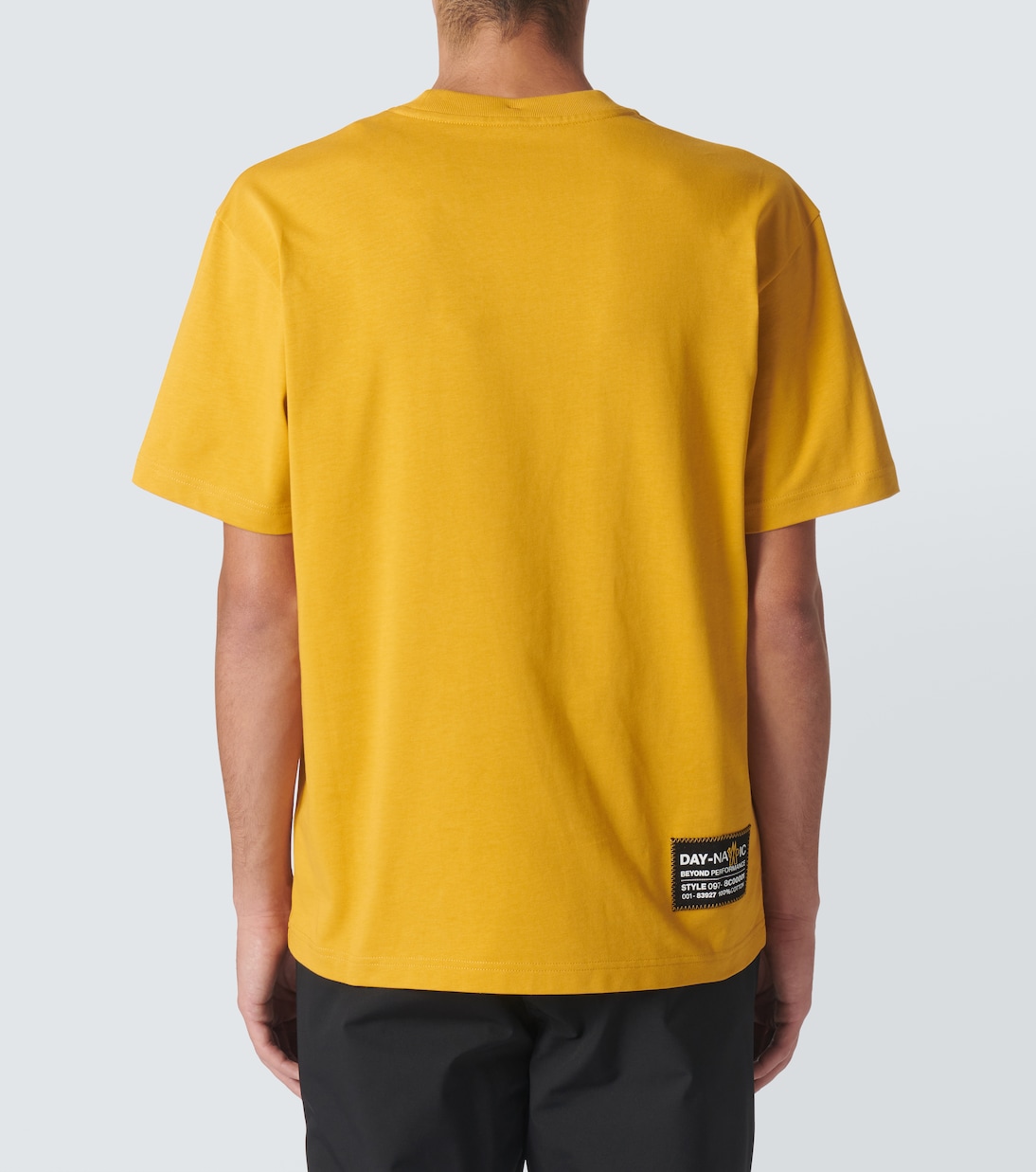 Logo cotton jersey T shirt in yellow Moncler Grenoble Mytheresa