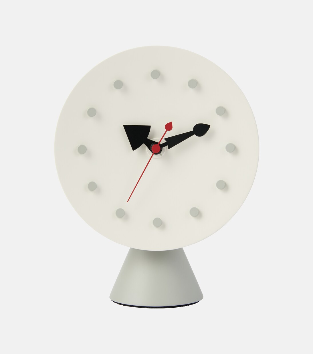 Cone Base table clock by George Nelson in grey - Vitra | Mytheresa