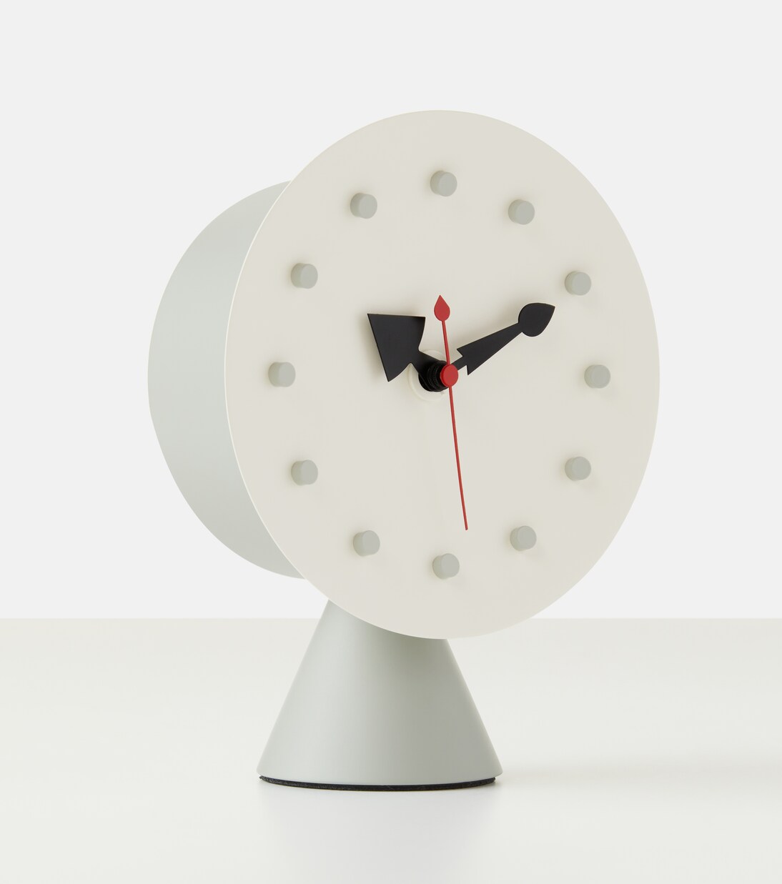 Cone Base table clock by George Nelson in grey - Vitra | Mytheresa