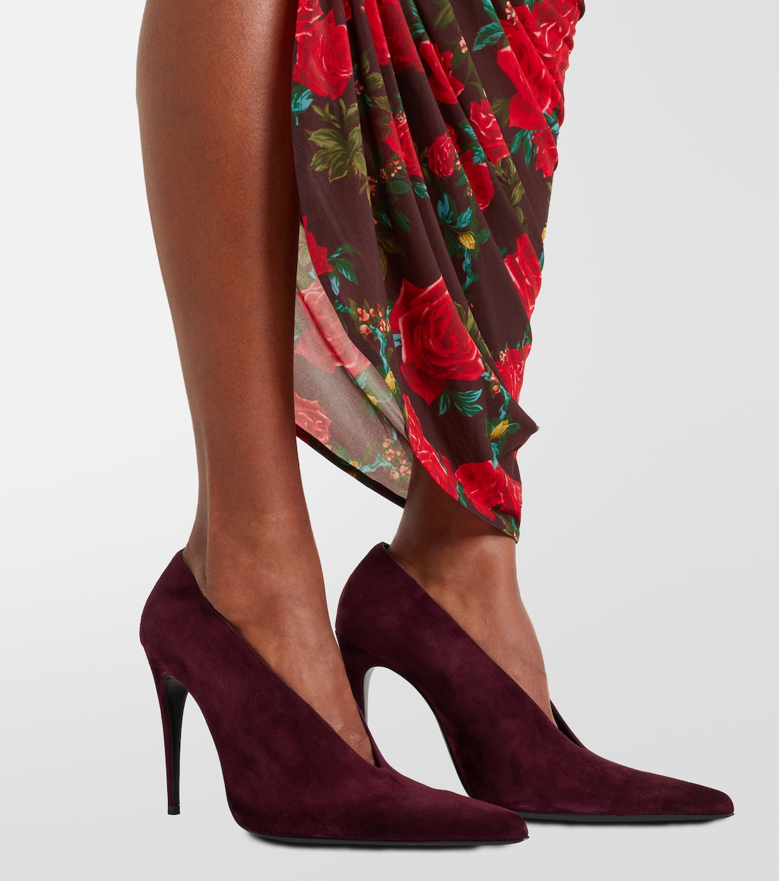 Suede pumps in purple - Magda Butrym | Mytheresa