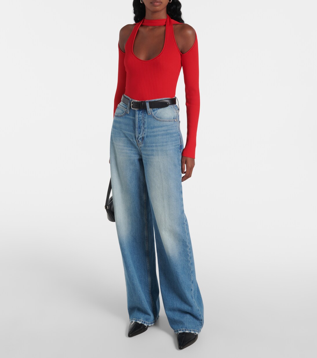 Cutout top in red - Coperni | Mytheresa