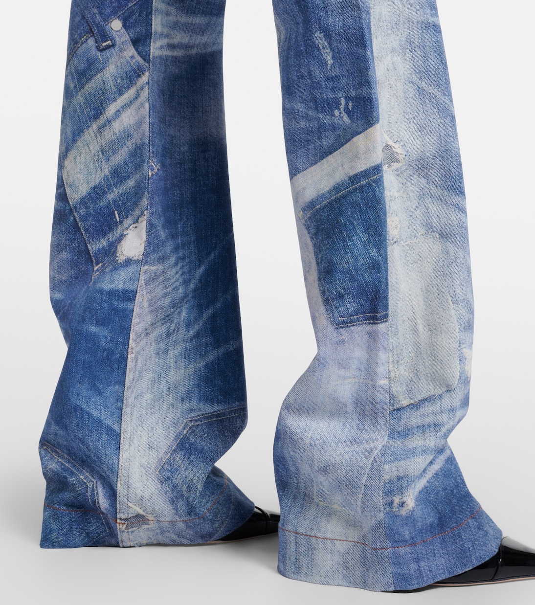 Combinaison en jean en bleu – Roberto Cavalli | Mytheresa