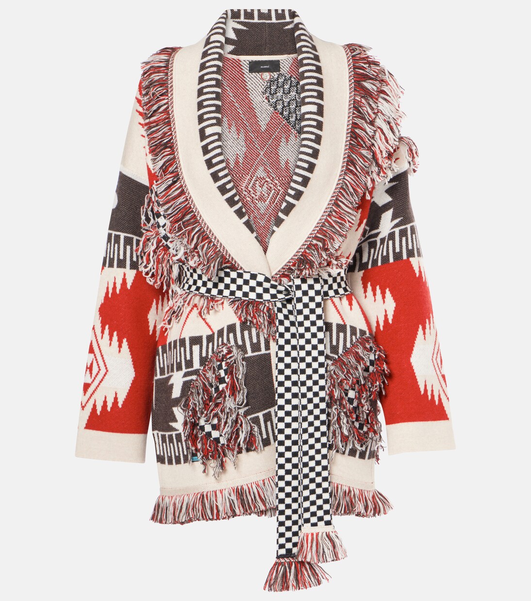 Racing Icon wool cardigan in red - Alanui | Mytheresa