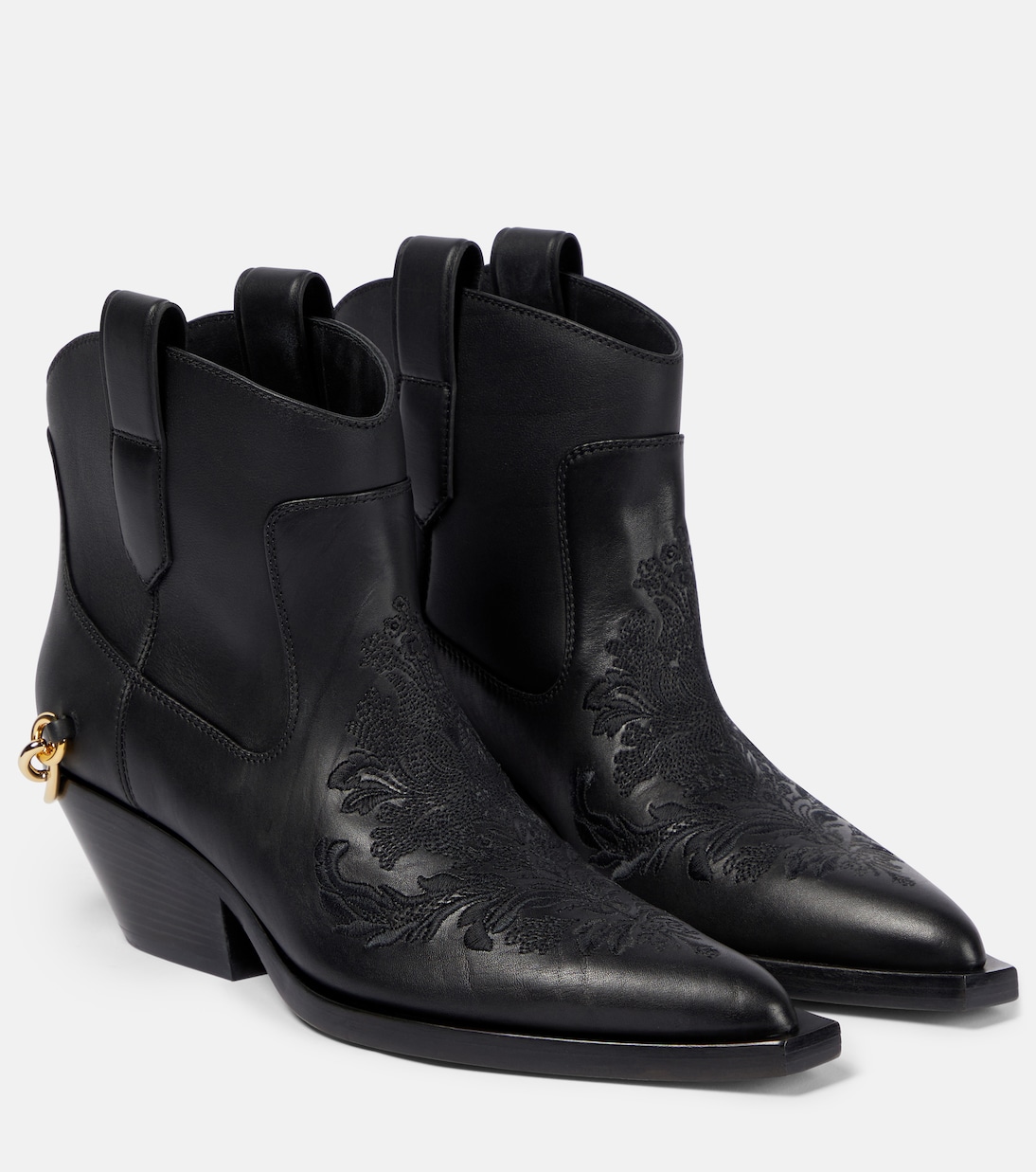 Duncan leather ankle boots in black - Zimmermann | Mytheresa