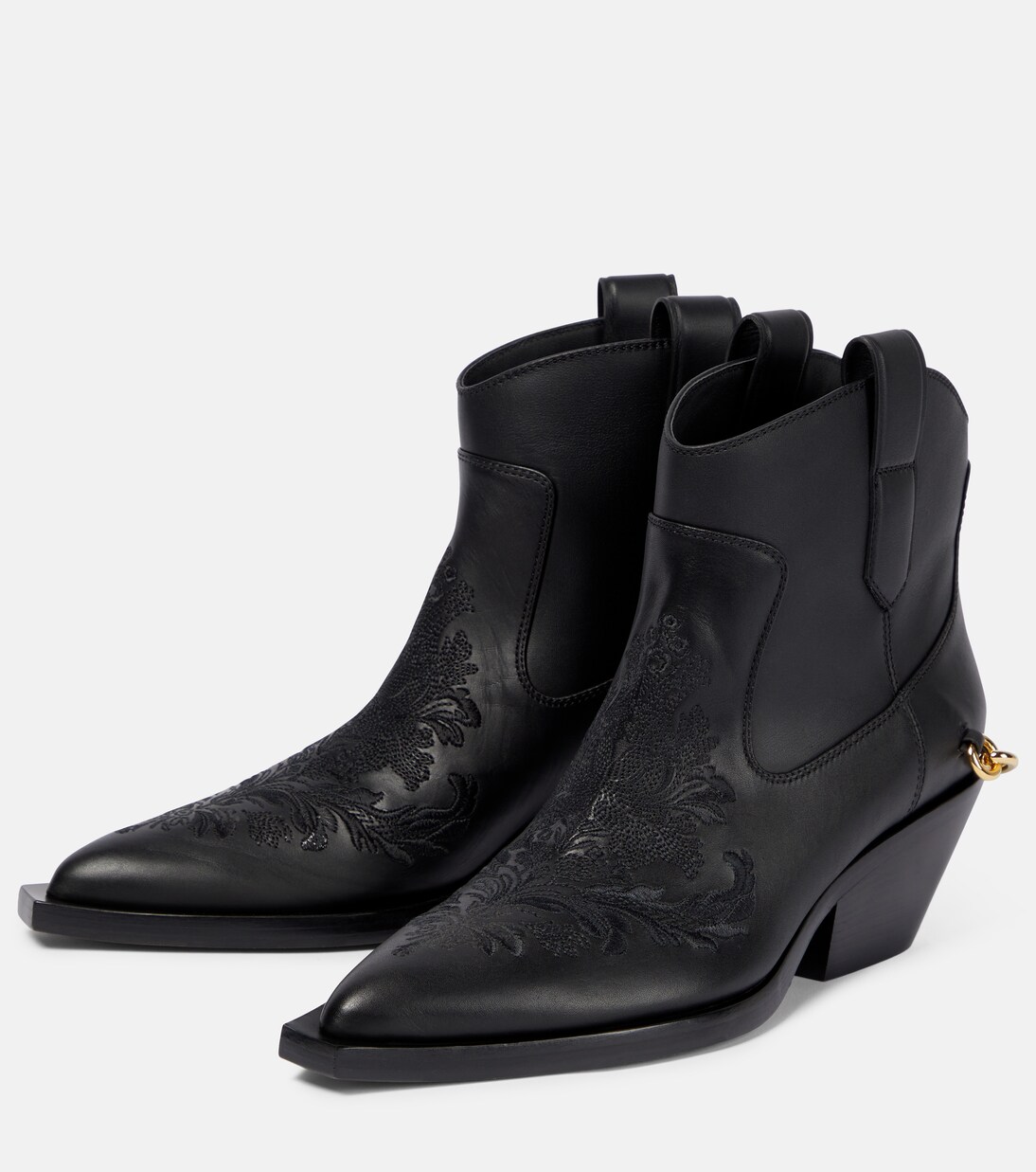 Duncan leather ankle boots in black - Zimmermann | Mytheresa