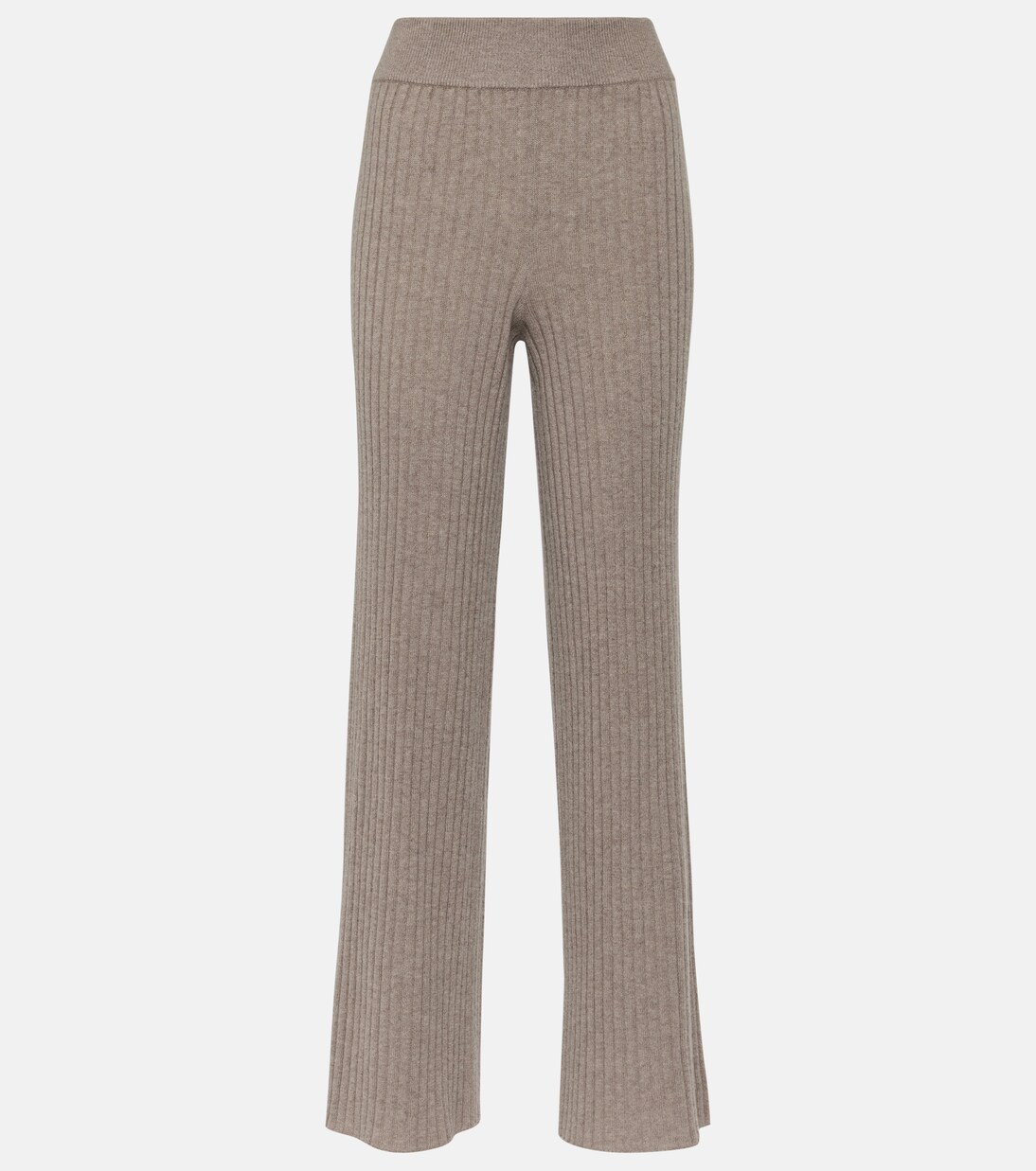 Delia cashmere flared pants in brown - Lisa Yang | Mytheresa
