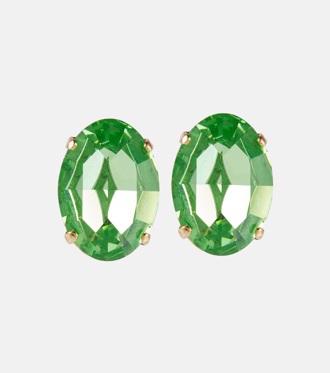 Gemma embellished stud earrings in green - Jennifer Behr | Mytheresa