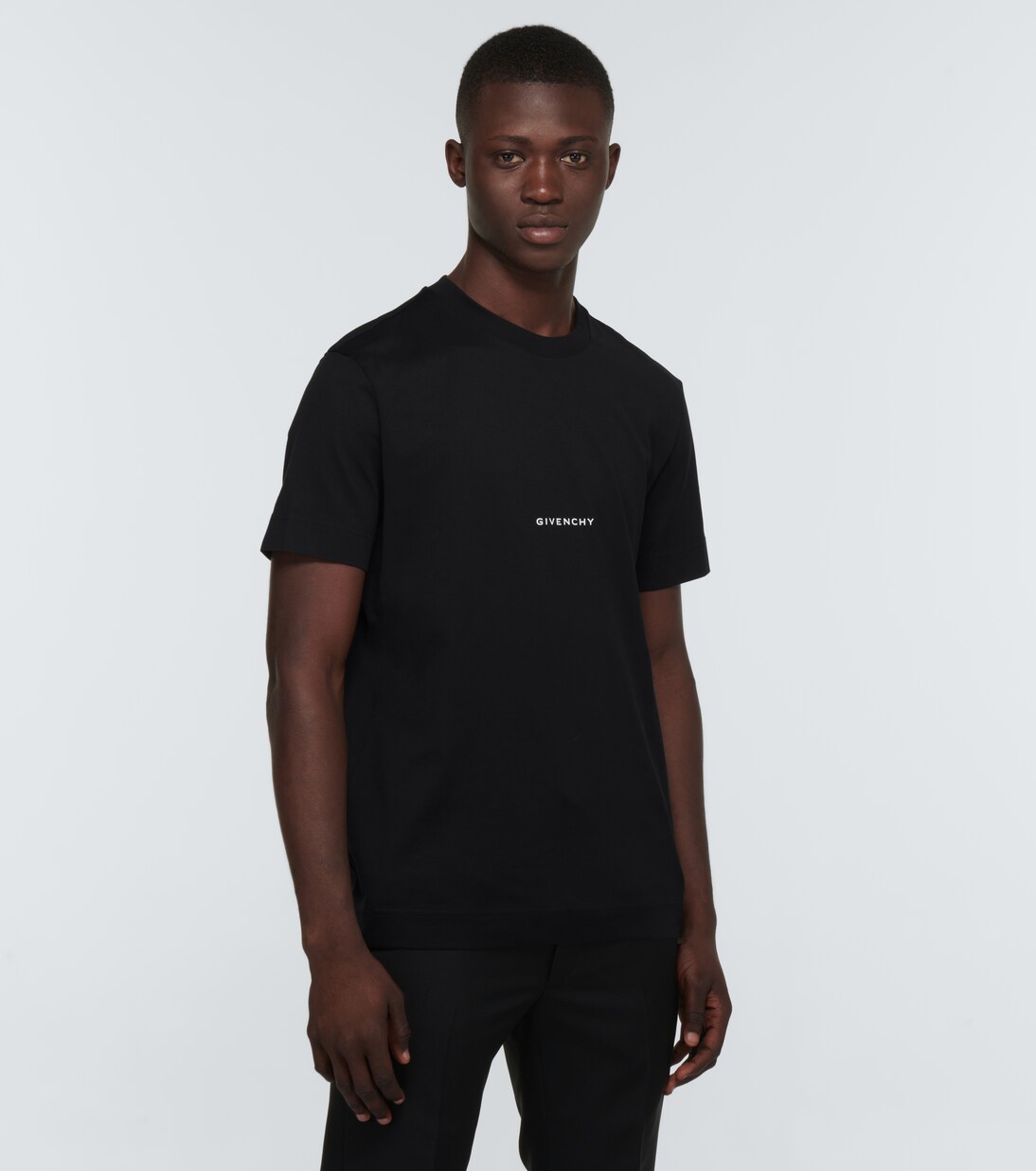 Printed slim fit T shirt in black Givenchy Mytheresa