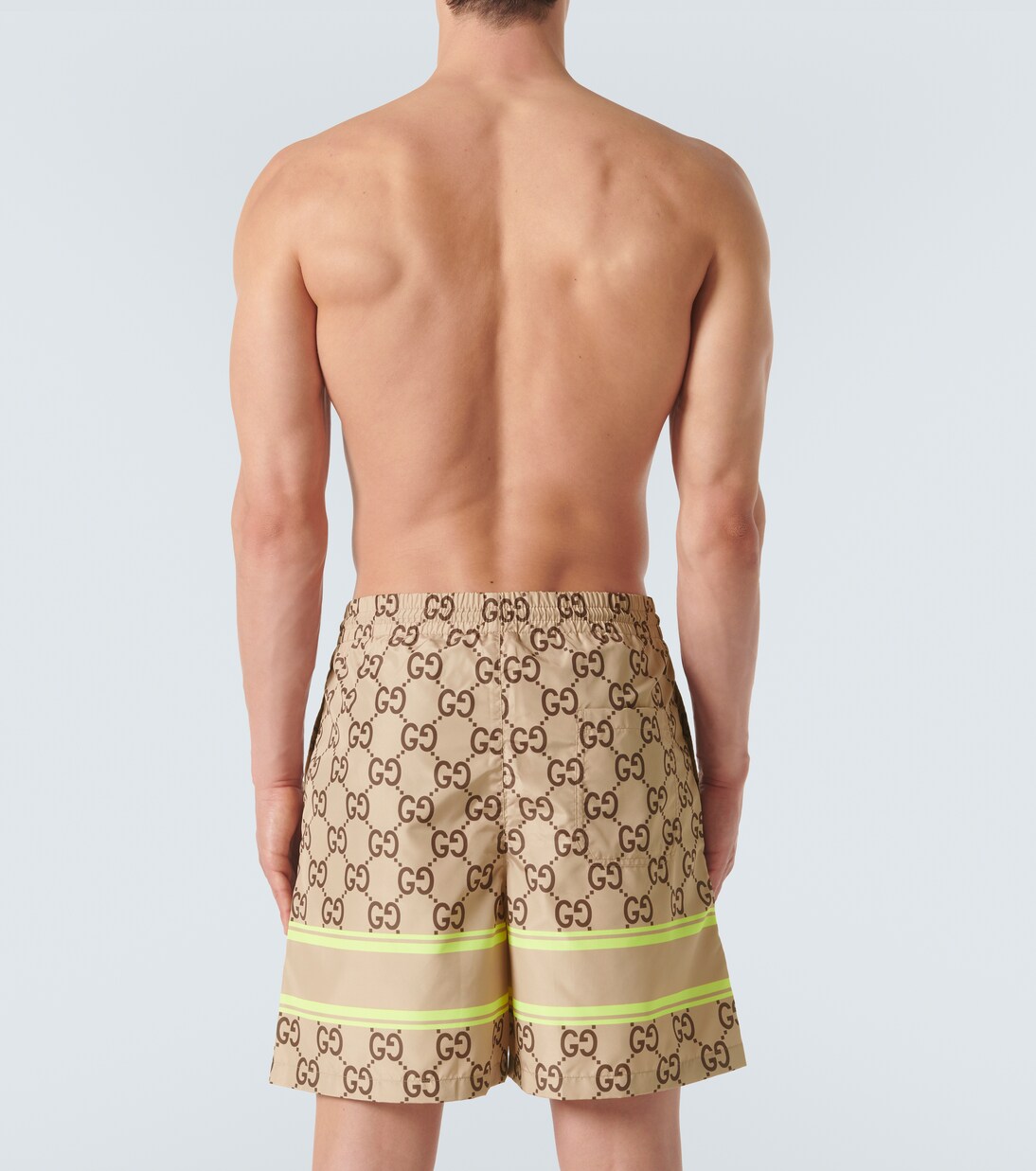 GG swim trunks in beige - Gucci | Mytheresa