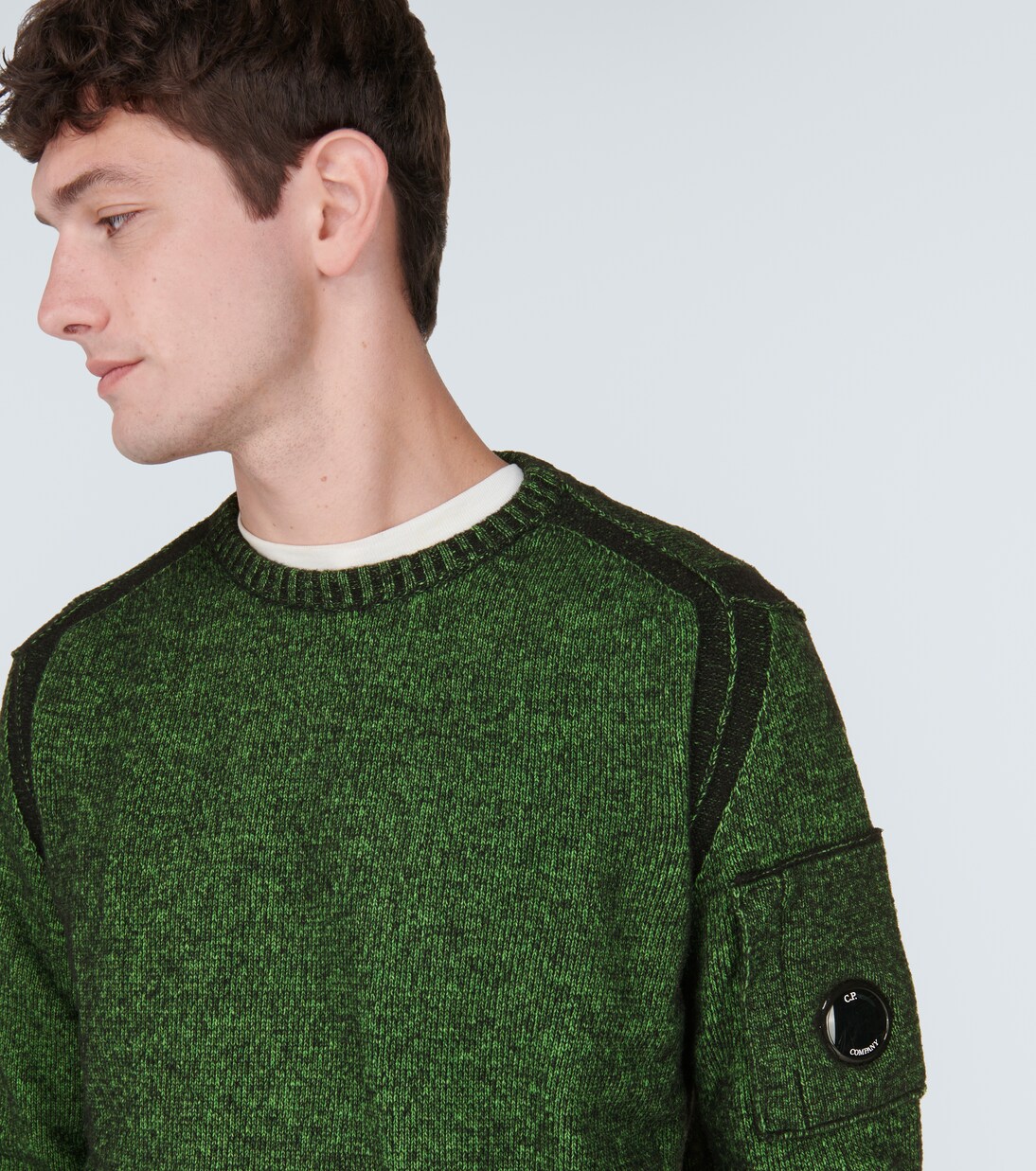 Jersey de forro polar en verde - C P Company | Mytheresa