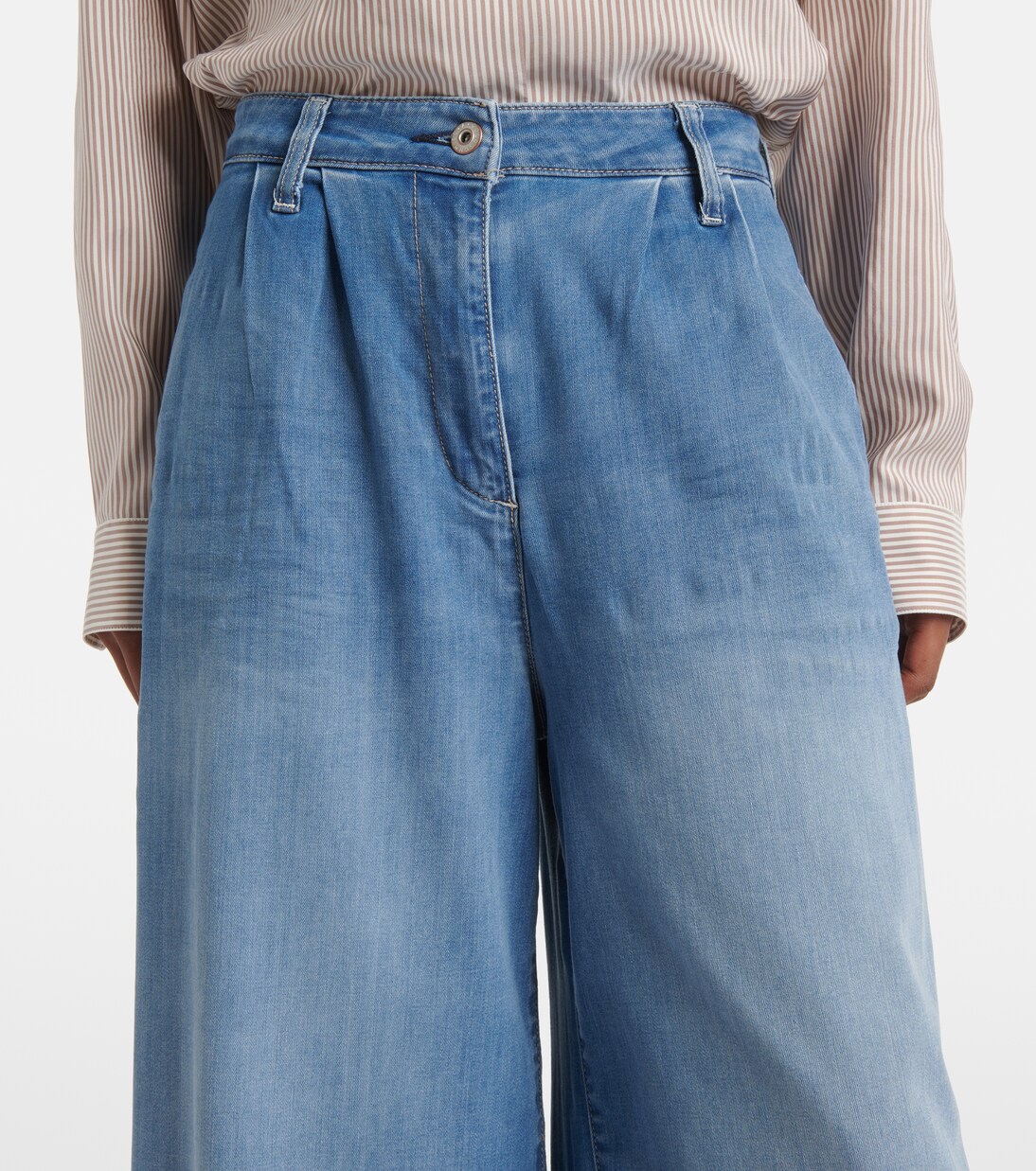 Jeans anchos Stella de tiro alto en azul - AG Jeans | Mytheresa