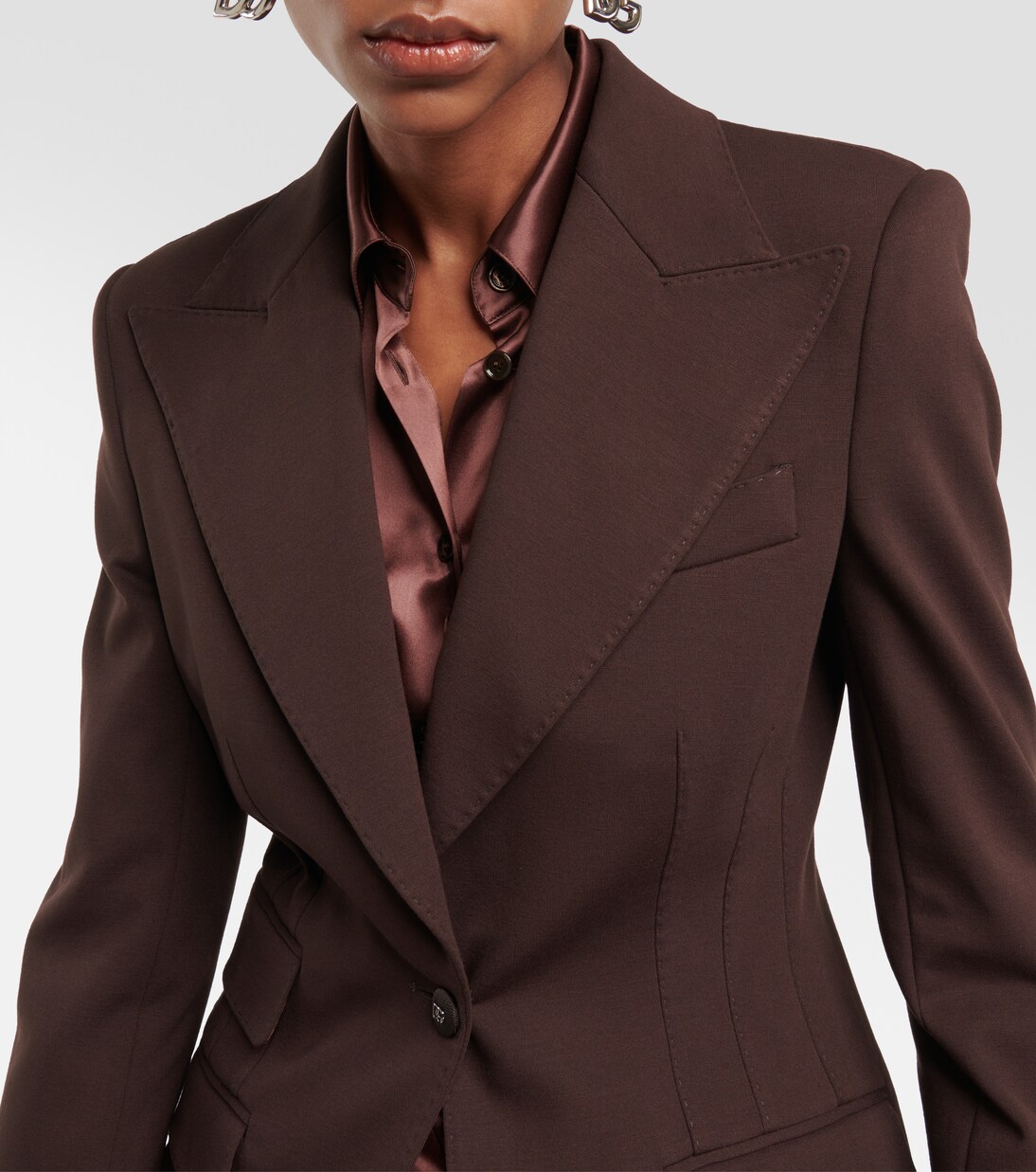 Cady blazer in brown - Dolce Gabbana | Mytheresa