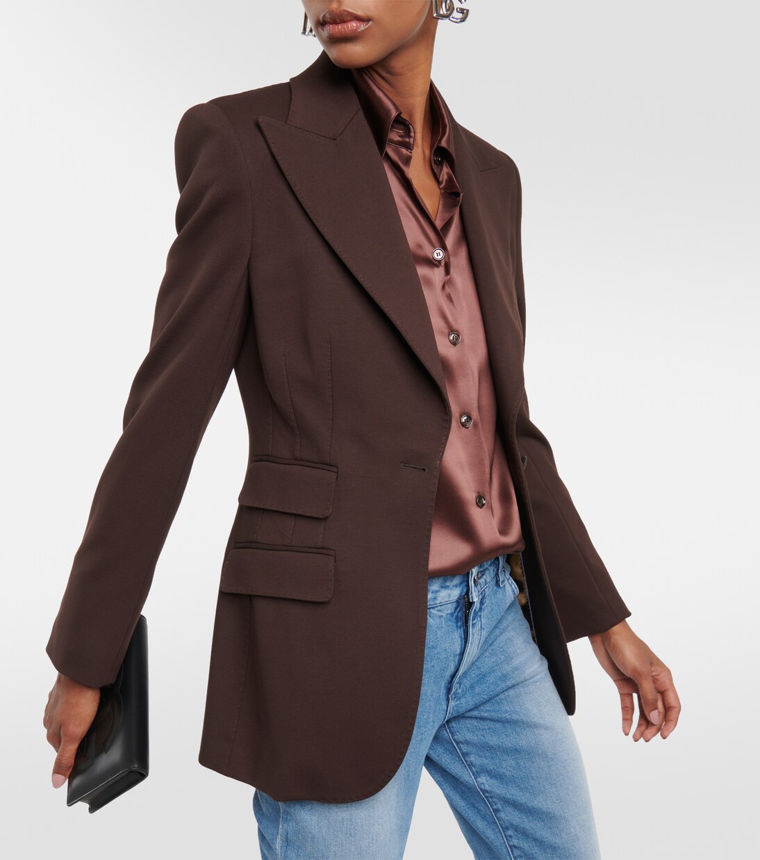 Cady blazer in brown - Dolce Gabbana | Mytheresa