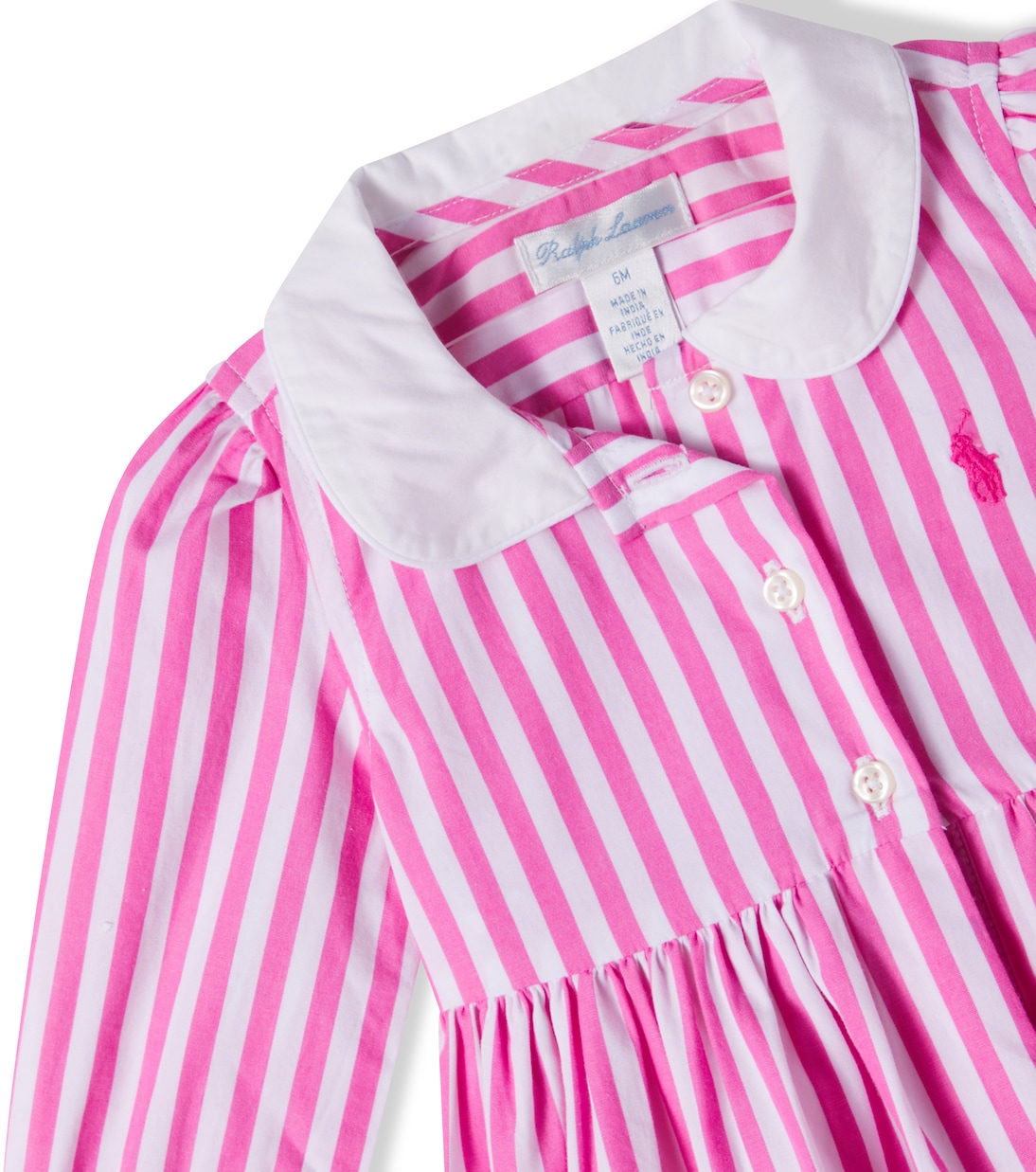 Bebé - set de vestido y braga de algodón en rosa - Polo Ralph Lauren ...