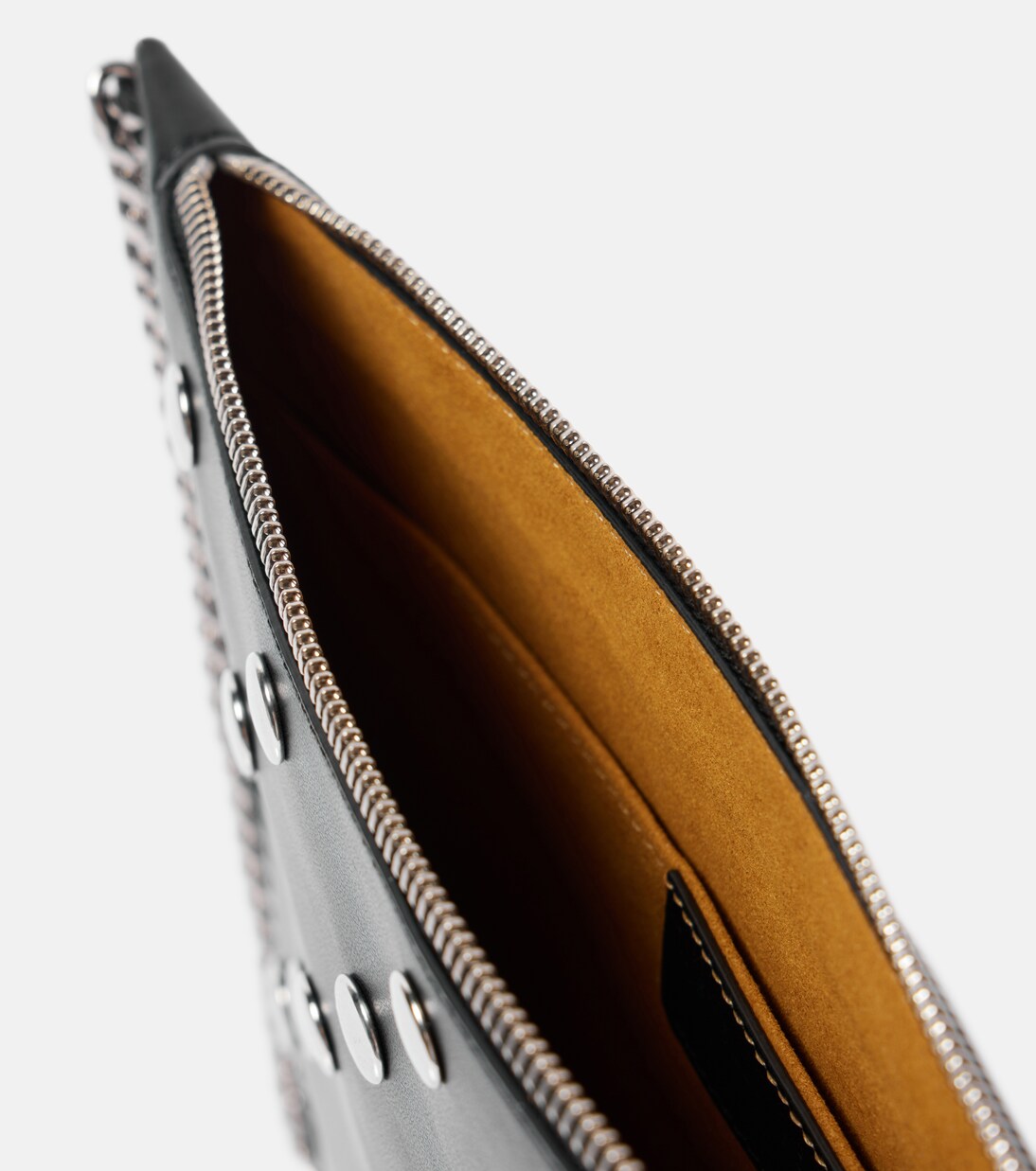 Falabella studded clutch in black - Stella Mc Cartney | Mytheresa
