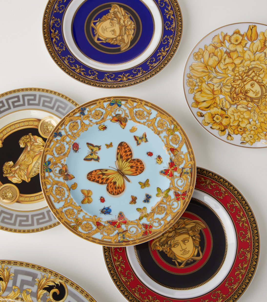 Medusa Small plate in multicoloured Versace Home Mytheresa