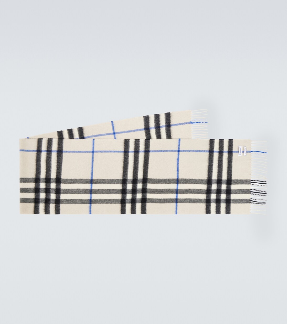Burberry white cashmere scarf store