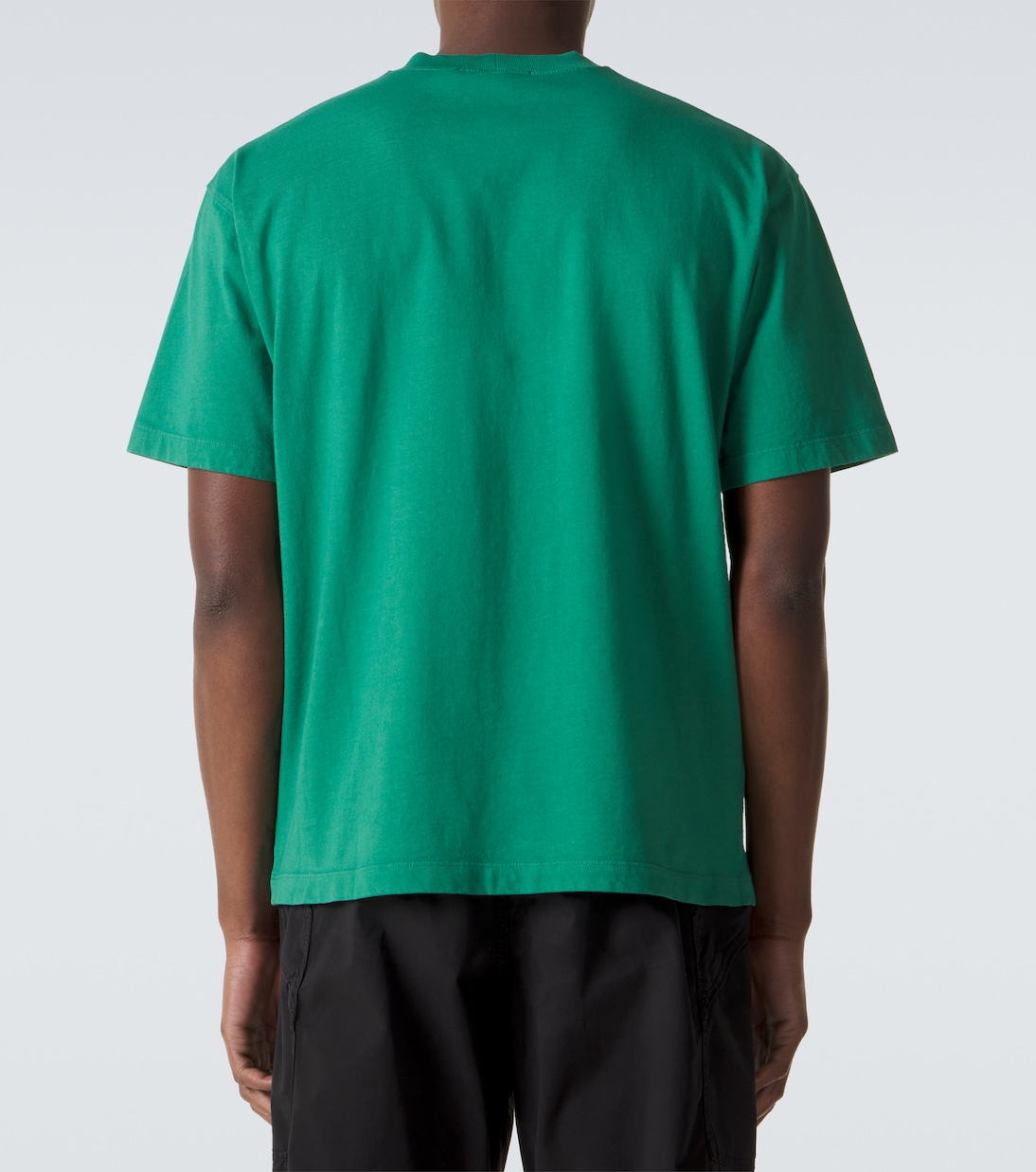 Compass cotton jersey T-shirt in green - Stone Island | Mytheresa