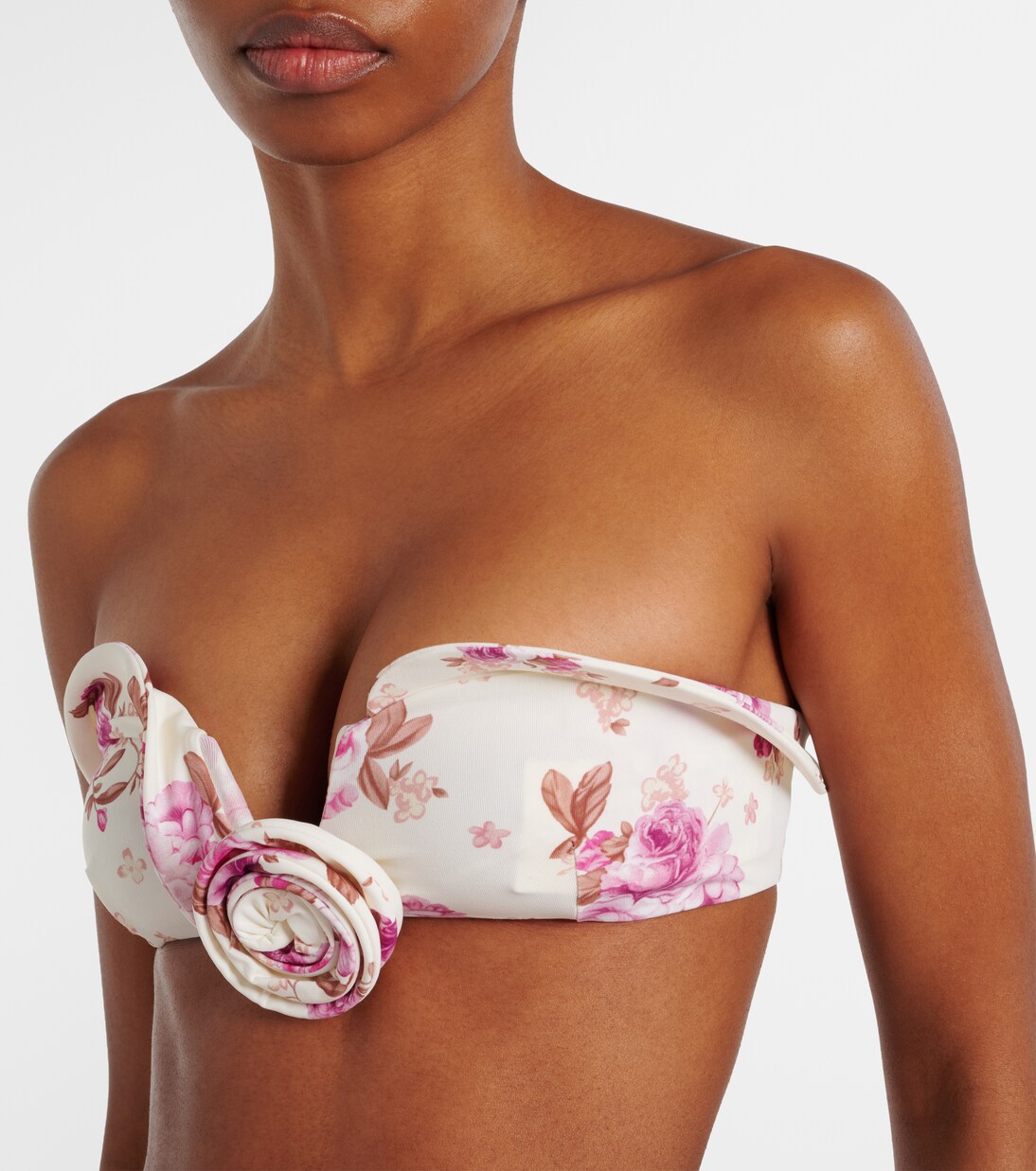 Floral appliqu Bikini Top In White Magda Butrym Mytheresa Floral appliqu Bikini Top In White Magda Butrym Mytheresa