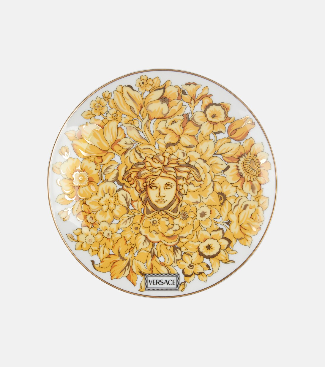 Medusa Rhapsody Small plate in gold - Versace Home | Mytheresa