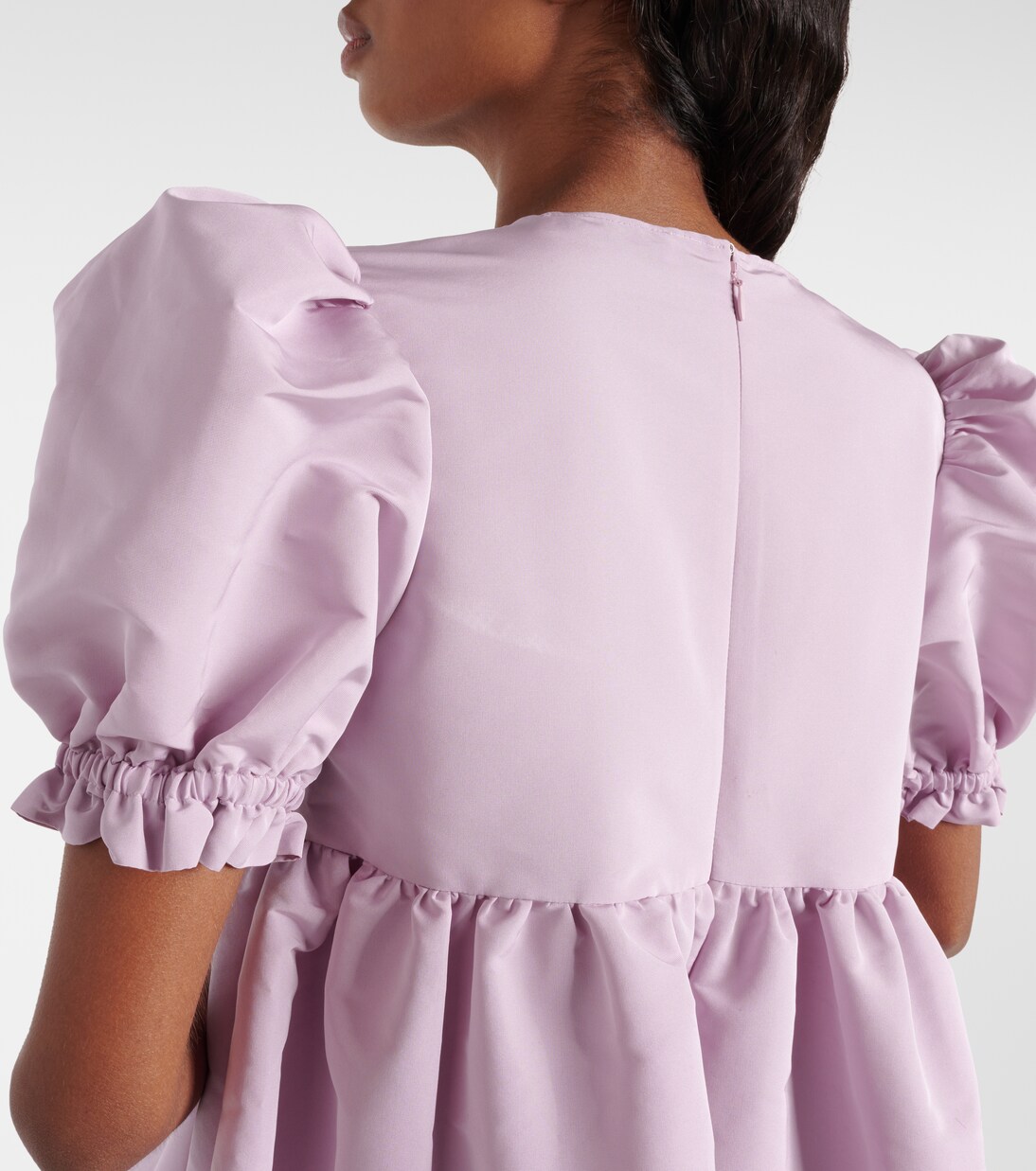 Gathered tiered minidress in pink - Nina Ricci | Mytheresa