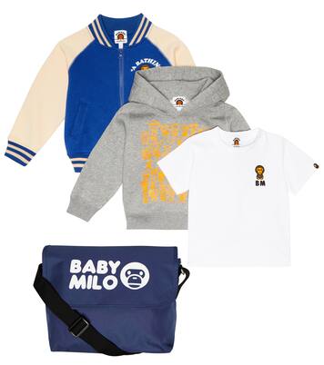 T Shirt Hoodie Jacke und Tasche in Blau BAPE Kids Mytheresa
